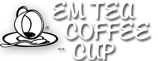 EM Tea Coffee Cup Cafe logo